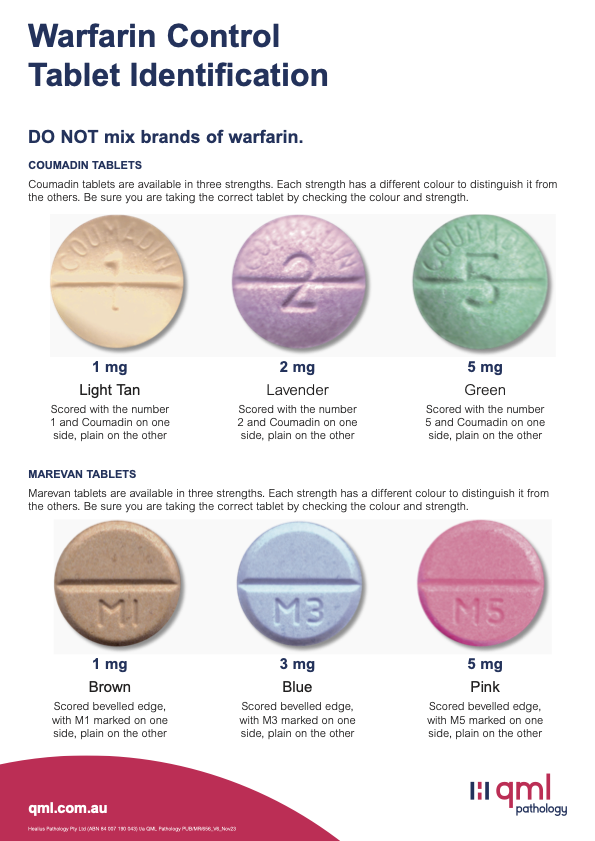 Warfarin management | QML Pathology